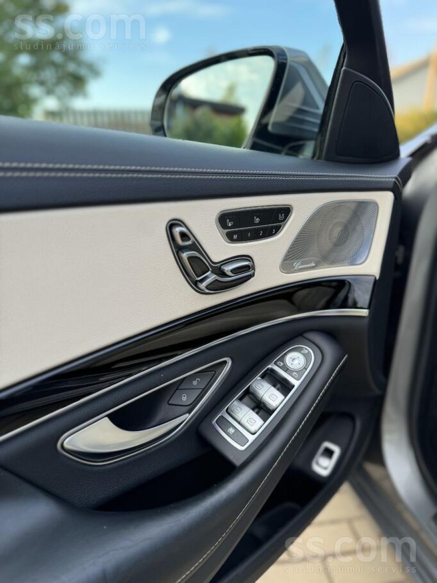 Pelēks Mercedes-Benz S 350 2015 Rīga, ar dzinēja tilpumu 3.00 L un nobraukumu 299 tūkst. km par 20500 €, foto 7 vietnē AUTOMOTO.COM.LV