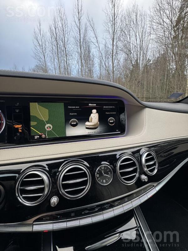 Pelēks Mercedes-Benz S 350 2015 Rīga, ar dzinēja tilpumu 3.00 L un nobraukumu 299 tūkst. km par 20500 €, foto 8 vietnē AUTOMOTO.COM.LV