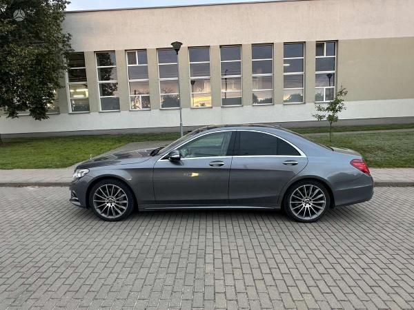 Grey Mercedes-Benz S 350 2016 in Vilnius, with an engine capacity of 2.99 L and mileage of 344 thousand km for 24500 €, photo 2 on AUTOMOTO.COM.LV