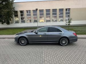 Grey Mercedes-Benz S 350 2016 in Vilnius, with an engine capacity of 2.99 L and mileage of 344 thousand km for 24500 €, photo 2 on AUTOMOTO.COM.LV