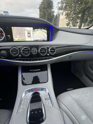 Grey Mercedes-Benz S 350 2016 in Vilnius, with an engine capacity of 2.99 L and mileage of 344 thousand km for 24500 €, photo 13 on AUTOMOTO.COM.LV