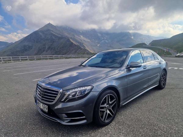 Grey Mercedes-Benz S 350 2017 in Rokiskis, with an engine capacity of 3.00 L and mileage of 300 thousand km for 25000 €, photo 1 on AUTOMOTO.COM.LV