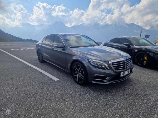 Grey Mercedes-Benz S 350 2017 in Rokiskis, with an engine capacity of 3.00 L and mileage of 300 thousand km for 25000 €, photo 3 on AUTOMOTO.COM.LV