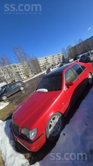 Red Mercedes-Benz S 350 1995 in Ogre, with an engine capacity of 3.00 L and mileage of 488 thousand km for 2300 €, photo  on AUTOMOTO.COM.LV