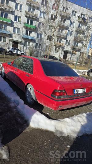 Красный Мерседес С 350 1995 в Огре, объемом двигателя 3.00 л и пробегом 488 тыс. км за 2300 €, фото 4 на AUTOMOTO.COM.LV