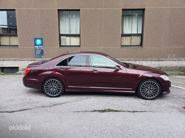 Red Mercedes-Benz S 350 2006 in Tallinn, with an engine capacity of 3.50 L and mileage of 275 thousand km for 8000 €, photo 2 on AUTOMOTO.COM.LV
