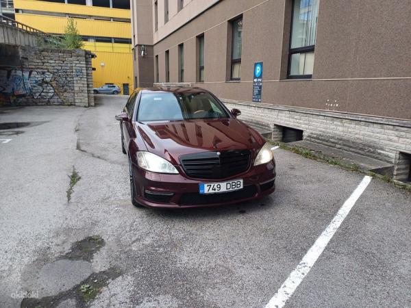 Red Mercedes-Benz S 350 2006 in Tallinn, with an engine capacity of 3.50 L and mileage of 275 thousand km for 8000 €, photo 3 on AUTOMOTO.COM.LV
