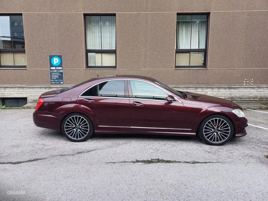 Red Mercedes-Benz S 350 2006 in Tallinn, with an engine capacity of 3.50 L and mileage of 275 thousand km for 8000 €, photo 5 on AUTOMOTO.COM.LV
