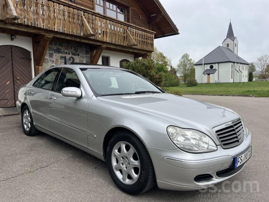 Mercedes-Benz S 350 2002 Jelgava, ar dzinēja tilpumu 3.70 L un nobraukumu 200 tūkst. km par 6900 €, foto 3 vietnē AUTOMOTO.COM.LV