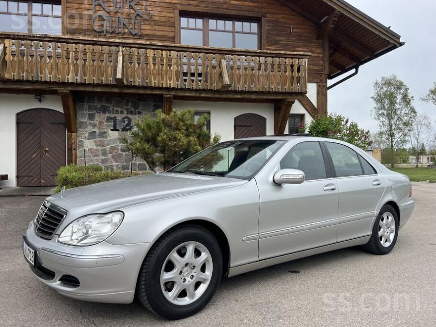 Mercedes-Benz S 350 2002 Jelgava, ar dzinēja tilpumu 3.70 L un nobraukumu 200 tūkst. km par 6900 €, foto 10 vietnē AUTOMOTO.COM.LV