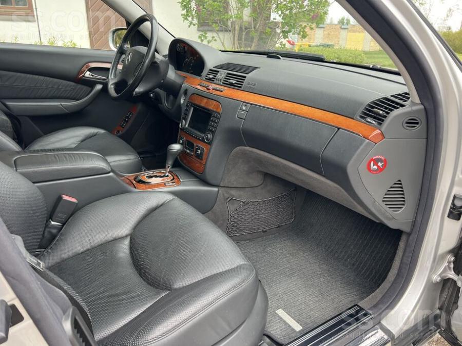 Mercedes-Benz S 350 2002 Jelgava, ar dzinēja tilpumu 3.70 L un nobraukumu 200 tūkst. km par 6900 €, foto 20 vietnē AUTOMOTO.COM.LV