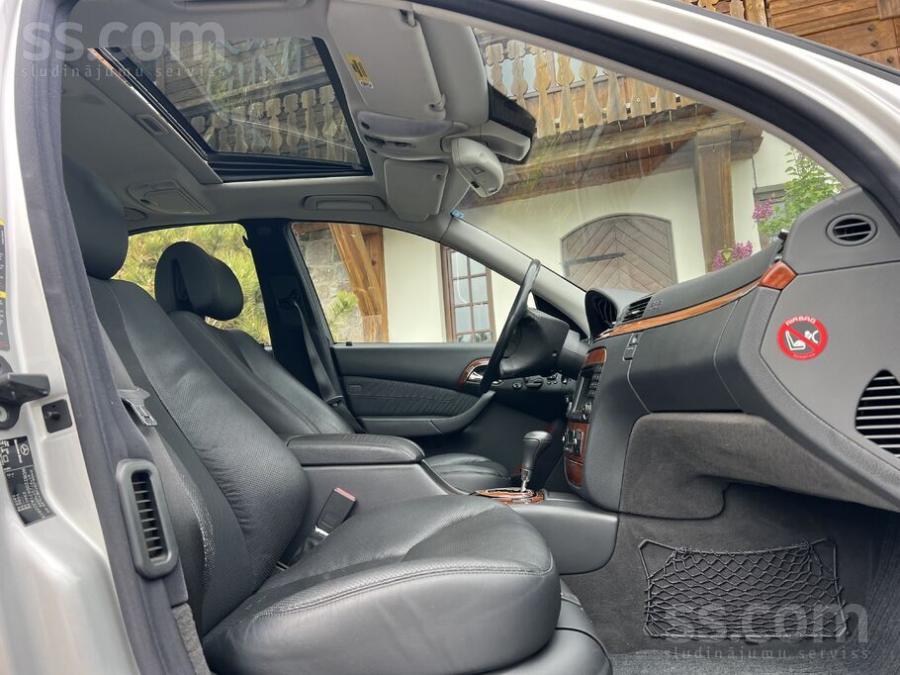 Mercedes-Benz S 350 2002 Jelgava, ar dzinēja tilpumu 3.70 L un nobraukumu 200 tūkst. km par 6900 €, foto 21 vietnē AUTOMOTO.COM.LV