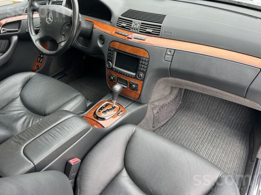 Mercedes-Benz S 350 2002 Jelgava, ar dzinēja tilpumu 3.70 L un nobraukumu 200 tūkst. km par 6900 €, foto 23 vietnē AUTOMOTO.COM.LV
