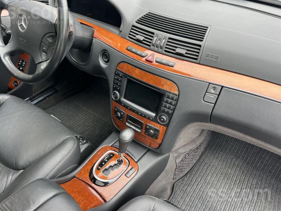 Mercedes-Benz S 350 2002 Jelgava, ar dzinēja tilpumu 3.70 L un nobraukumu 200 tūkst. km par 6900 €, foto 24 vietnē AUTOMOTO.COM.LV