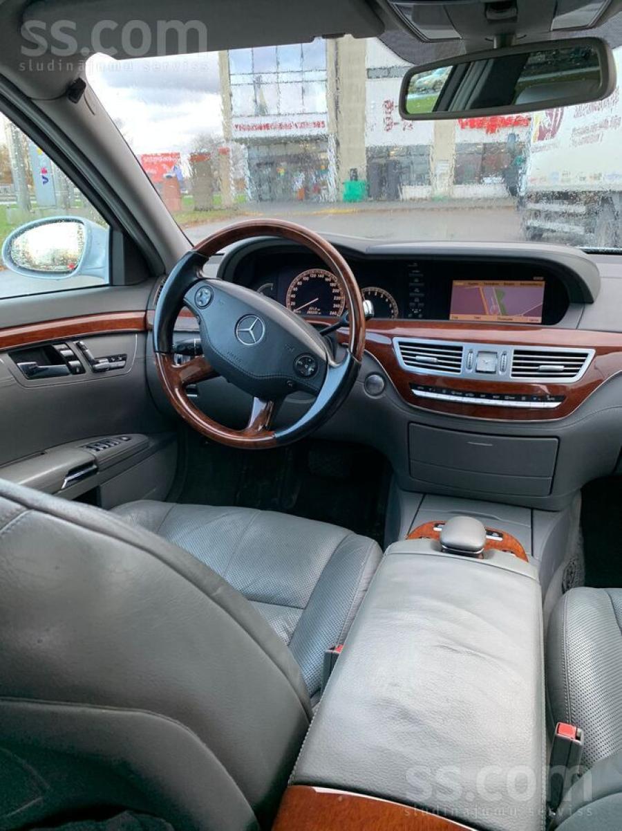 Mercedes-Benz S 350 2005 Rīga, ar dzinēja tilpumu 3.50 L un nobraukumu 375 tūkst. km par 4800 €, foto 6 vietnē AUTOMOTO.COM.LV