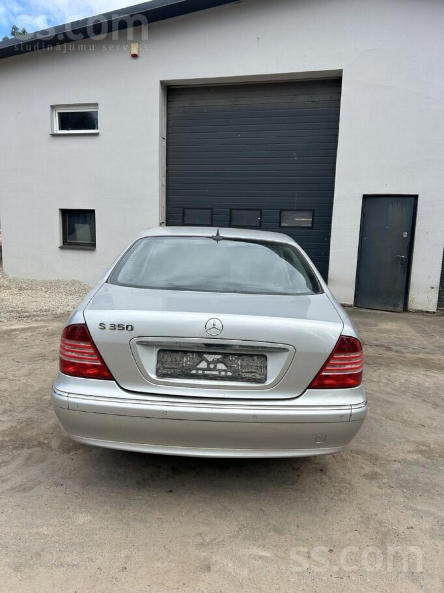 Mercedes-Benz S 350 2005 in Riga, with an engine capacity of 3.50 L and mileage of 363 thousand km for 890 €, photo 5 on AUTOMOTO.COM.LV