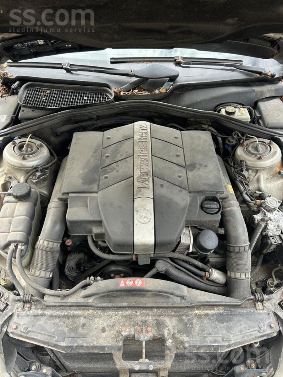 Mercedes-Benz S 350 2005 in Riga, with an engine capacity of 3.50 L and mileage of 363 thousand km for 890 €, photo 15 on AUTOMOTO.COM.LV