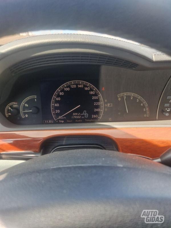 Mercedes-Benz S 350 2007 Šauļi, ar dzinēja tilpumu 3.00 L un nobraukumu 180 tūkst. km par 5500 €, foto 8 vietnē AUTOMOTO.COM.LV