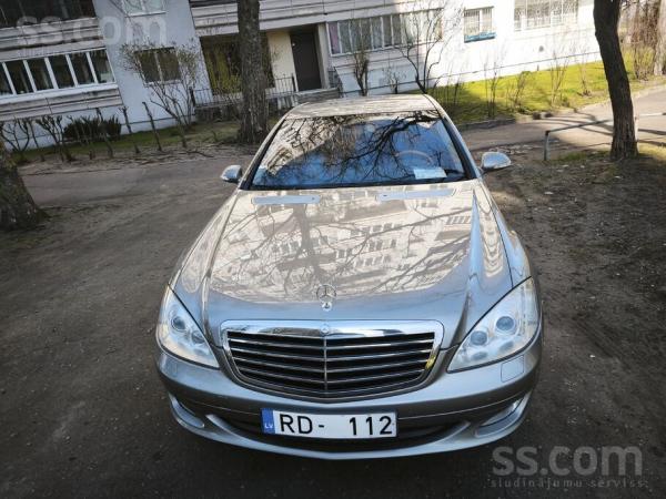 Mercedes-Benz S 350 2007 in Riga, with an engine capacity of 3.50 L and mileage of 206 thousand km for 10900 €, photo 1 on AUTOMOTO.COM.LV