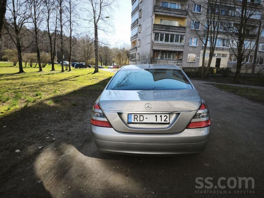 Mercedes-Benz S 350 2007 Rīga, ar dzinēja tilpumu 3.50 L un nobraukumu 206 tūkst. km par 10900 €, foto 6 vietnē AUTOMOTO.COM.LV