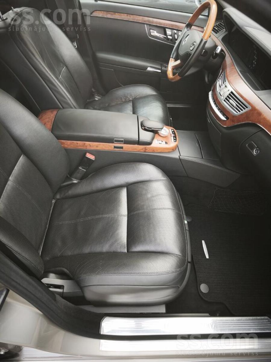 Mercedes-Benz S 350 2007 Rīga, ar dzinēja tilpumu 3.50 L un nobraukumu 206 tūkst. km par 10900 €, foto 17 vietnē AUTOMOTO.COM.LV
