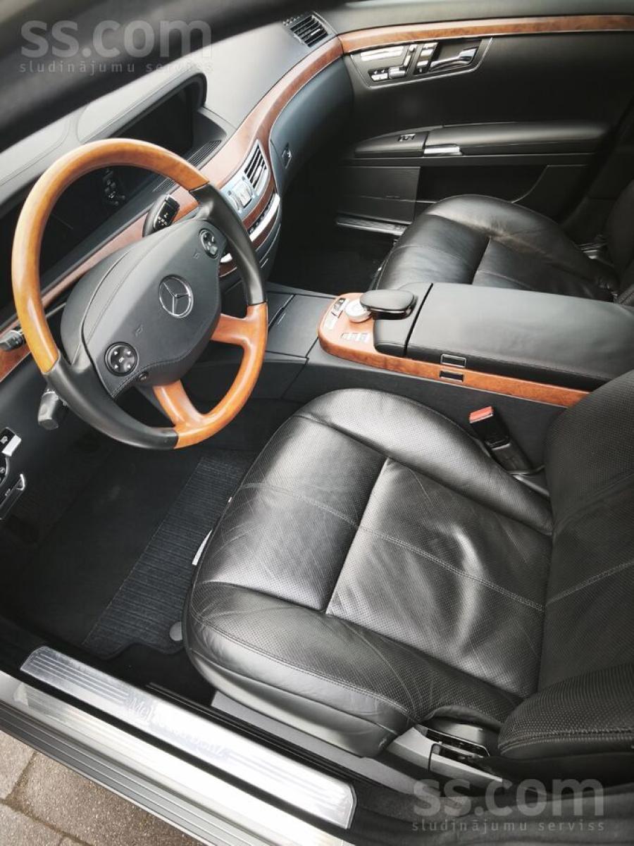 Mercedes-Benz S 350 2007 Rīga, ar dzinēja tilpumu 3.50 L un nobraukumu 206 tūkst. km par 10900 €, foto 23 vietnē AUTOMOTO.COM.LV