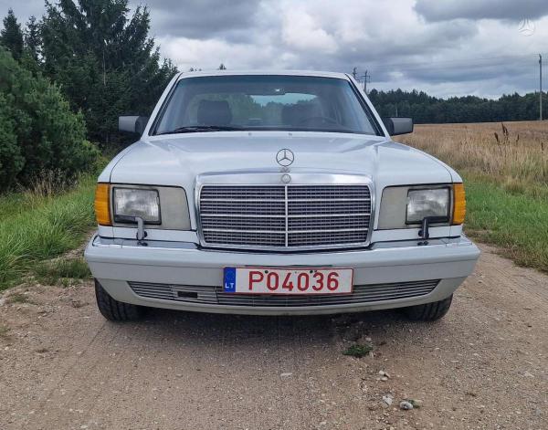 White Mercedes-Benz S 350 1991 in Klaipeda, with an engine capacity of 3.50 L and mileage of 252 thousand km for 6200 €, photo 7 on AUTOMOTO.COM.LV