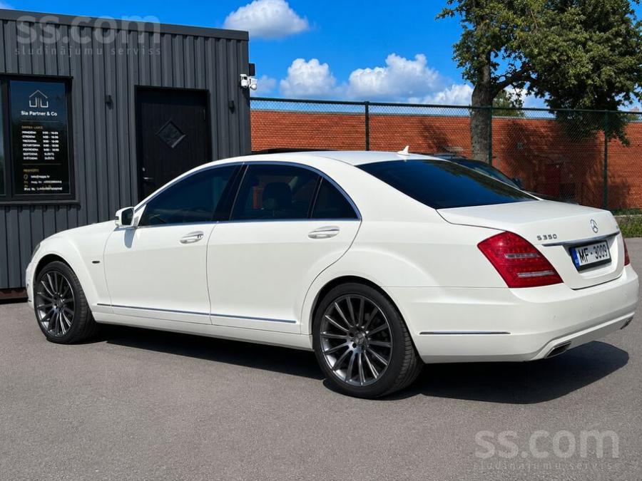 Balts Mercedes-Benz S 350 2009 Rīga, ar dzinēja tilpumu 3.00 L un nobraukumu 258 tūkst. km par 10990 €, foto 5 vietnē AUTOMOTO.COM.LV
