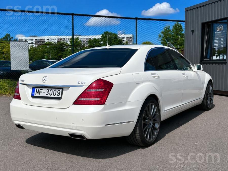 Balts Mercedes-Benz S 350 2009 Rīga, ar dzinēja tilpumu 3.00 L un nobraukumu 258 tūkst. km par 10990 €, foto 7 vietnē AUTOMOTO.COM.LV