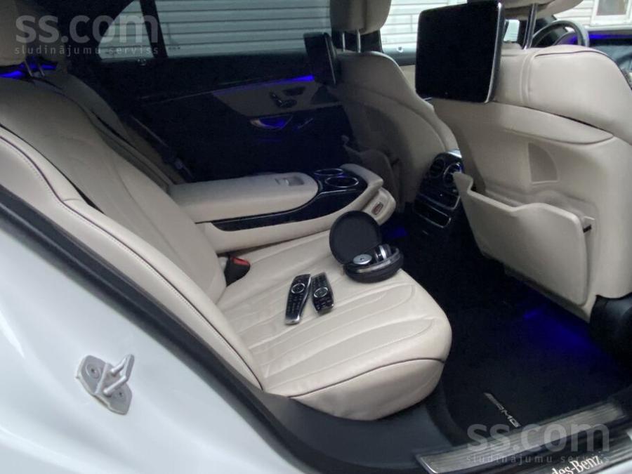 White Mercedes-Benz S 350 2014 in Riga, with an engine capacity of 3.00 L and mileage of 192 thousand km for 27500 €, photo 8 on AUTOMOTO.COM.LV