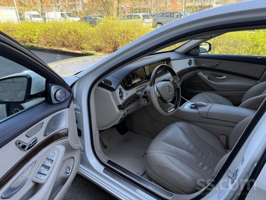Balts Mercedes-Benz S 350 2014 Rīga, ar dzinēja tilpumu 3.00 L un nobraukumu 0 tūkst. km par 22450 €, foto 6 vietnē AUTOMOTO.COM.LV