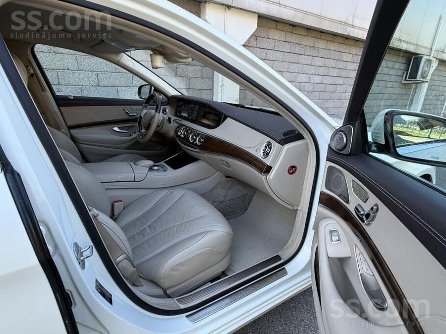 Balts Mercedes-Benz S 350 2014 Rīga, ar dzinēja tilpumu 3.00 L un nobraukumu 0 tūkst. km par 22450 €, foto 8 vietnē AUTOMOTO.COM.LV