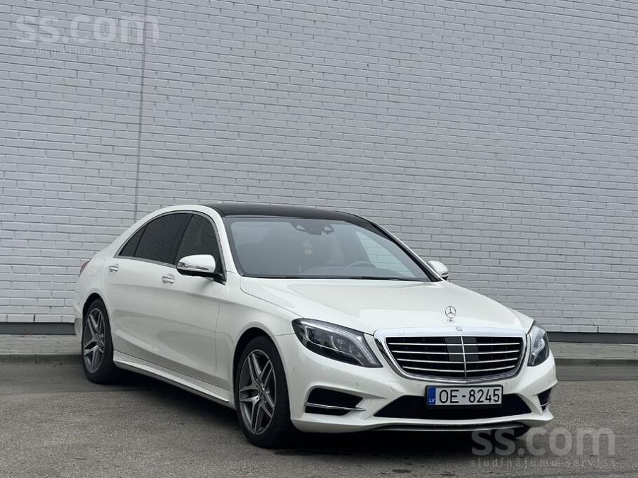 Balts Mercedes-Benz S 350 2015 Rīga, ar dzinēja tilpumu 3.00 L un nobraukumu 207 tūkst. km par 26900 €, foto 1 vietnē AUTOMOTO.COM.LV