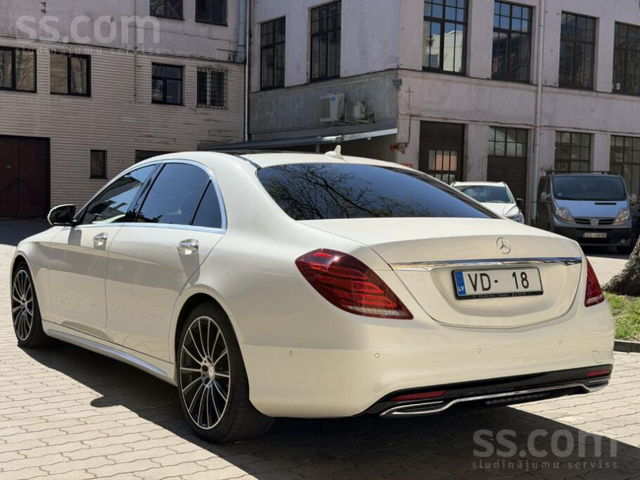 Balts Mercedes-Benz S 350 2015 Rīga, ar dzinēja tilpumu 3.00 L un nobraukumu 107 tūkst. km par 29950 €, foto 4 vietnē AUTOMOTO.COM.LV