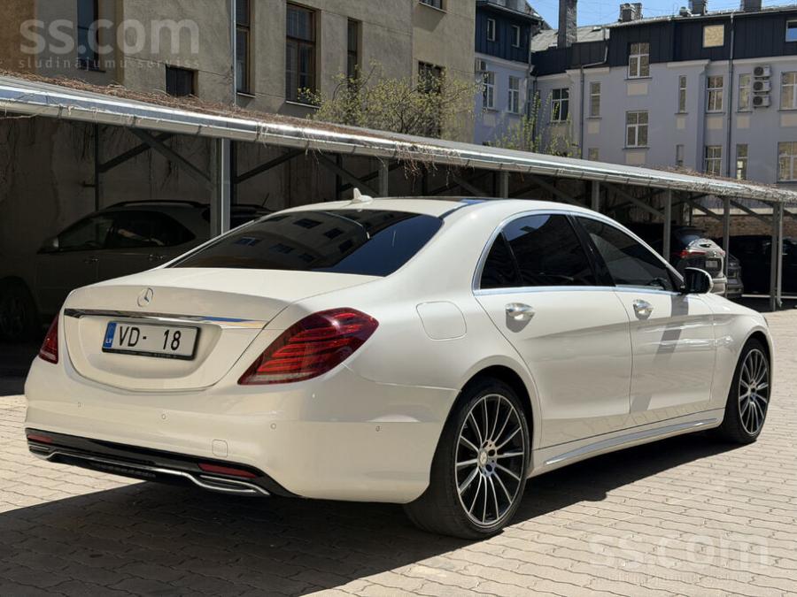 Balts Mercedes-Benz S 350 2015 Rīga, ar dzinēja tilpumu 3.00 L un nobraukumu 107 tūkst. km par 29950 €, foto 5 vietnē AUTOMOTO.COM.LV