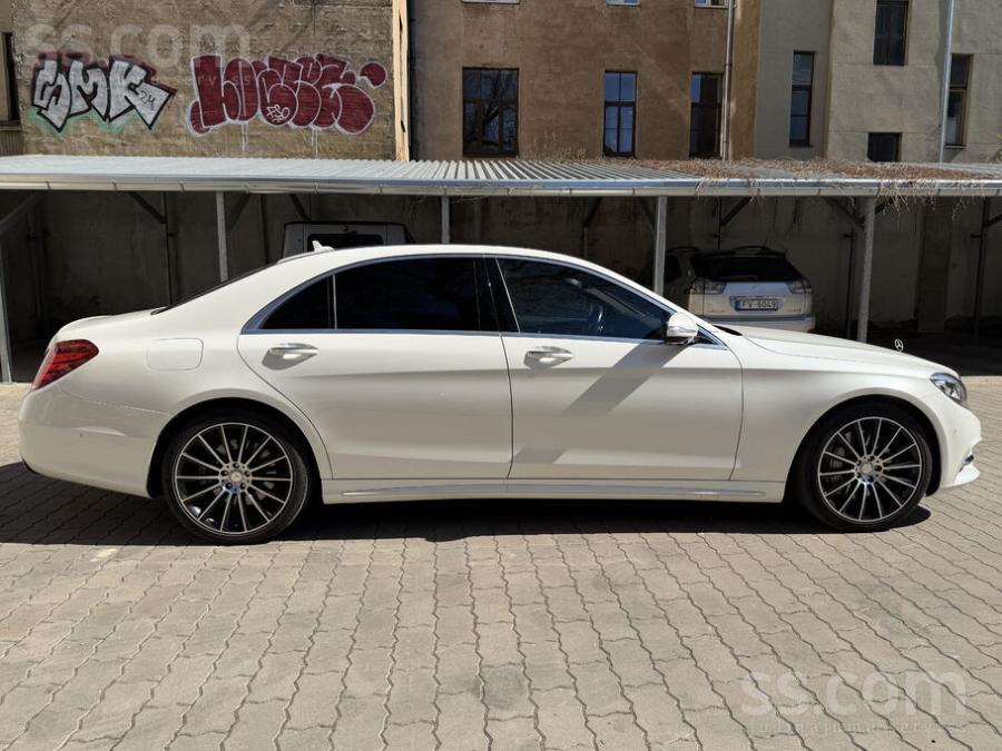 Balts Mercedes-Benz S 350 2015 Rīga, ar dzinēja tilpumu 3.00 L un nobraukumu 107 tūkst. km par 29950 €, foto 6 vietnē AUTOMOTO.COM.LV