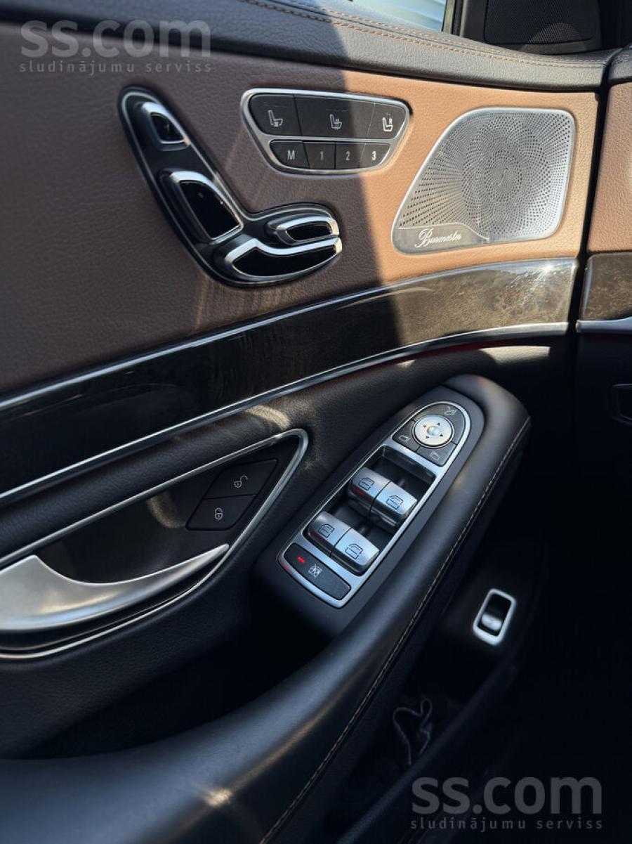 Balts Mercedes-Benz S 350 2015 Rīga, ar dzinēja tilpumu 3.00 L un nobraukumu 107 tūkst. km par 29950 €, foto 12 vietnē AUTOMOTO.COM.LV