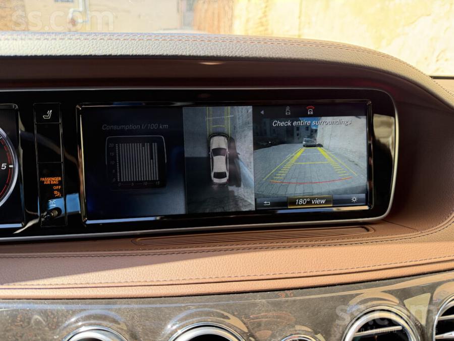 Balts Mercedes-Benz S 350 2015 Rīga, ar dzinēja tilpumu 3.00 L un nobraukumu 107 tūkst. km par 29950 €, foto 13 vietnē AUTOMOTO.COM.LV