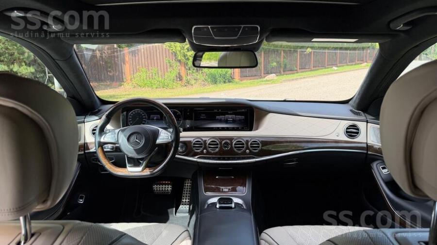 Белый Мерседес С 350 2015 в Рига, объемом двигателя 3.00 л и пробегом 257 тыс. км за 23950 €, фото 6 на AUTOMOTO.COM.LV