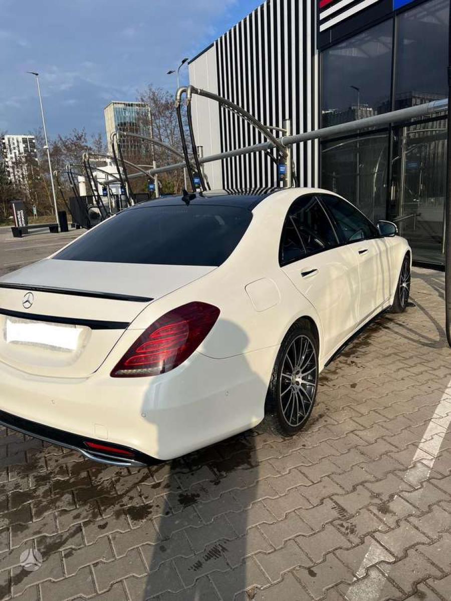 White Mercedes-Benz S 350 2015 in Vilnius, with an engine capacity of 0.00 L and mileage of 300 thousand km for 27000 €, photo 13 on AUTOMOTO.COM.LV