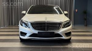 White Mercedes-Benz S 350 2015 in Riga, with an engine capacity of 3.00 L and mileage of 109 thousand km for 29400 €, photo 4 on AUTOMOTO.COM.LV