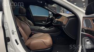 White Mercedes-Benz S 350 2015 in Riga, with an engine capacity of 3.00 L and mileage of 109 thousand km for 29400 €, photo 18 on AUTOMOTO.COM.LV