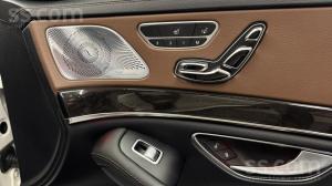 White Mercedes-Benz S 350 2015 in Riga, with an engine capacity of 3.00 L and mileage of 109 thousand km for 29400 €, photo 23 on AUTOMOTO.COM.LV