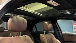 White Mercedes-Benz S 350 2015 in Riga, with an engine capacity of 3.00 L and mileage of 109 thousand km for 29900 €, photo 18 on AUTOMOTO.COM.LV