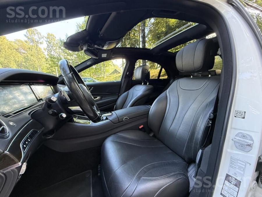 Balts Mercedes-Benz S 350 2015 Rīga, ar dzinēja tilpumu 3.00 L un nobraukumu 242 tūkst. km par 25500 €, foto 16 vietnē AUTOMOTO.COM.LV