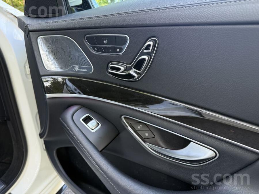 Balts Mercedes-Benz S 350 2015 Rīga, ar dzinēja tilpumu 3.00 L un nobraukumu 242 tūkst. km par 25500 €, foto 17 vietnē AUTOMOTO.COM.LV
