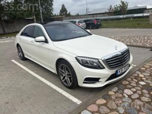 Mercedes-Benz S 350 2015 in Riga on AUTOMOTO.COM.LV White Mercedes-Benz S 350 2015 in Riga, with an engine capacity of 3.00 L and mileage of 265 thousand km for 26800 €, photo 1 on AUTOMOTO.COM.LV