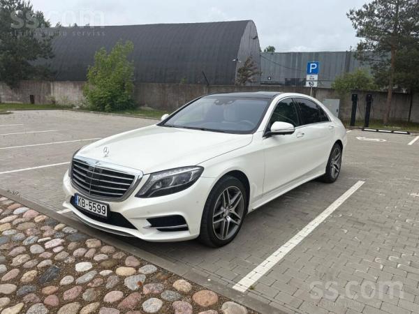Mercedes-Benz S 350 2015 Rīga vietnē Balts Mercedes-Benz S 350 2015 Rīga, ar dzinēja tilpumu 3.00 L un nobraukumu 265 tūkst. km par 26800 €, foto 3 vietnē AUTOMOTO.COM.LV