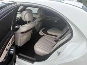 White Mercedes-Benz S 350 2015 in Riga, with an engine capacity of 3.00 L and mileage of 265 thousand km for 26800 €, photo 10 on AUTOMOTO.COM.LV