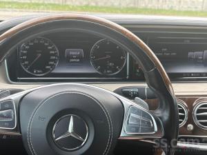 White Mercedes-Benz S 350 2015 in Riga, with an engine capacity of 3.00 L and mileage of 265 thousand km for 26800 €, photo 12 on AUTOMOTO.COM.LV